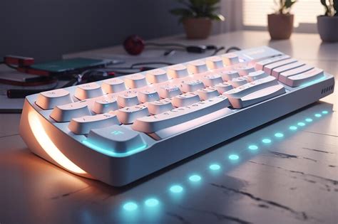 Premium Ai Image The Invisible Keyboard That Appears Only When Needed