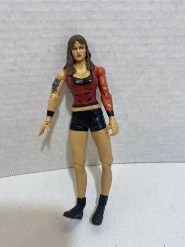 2004 Wwf Wwe Jakks Lita Amy Dumas Diva Wrestling Figure Red Top Black