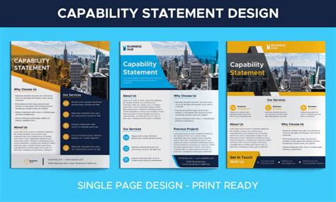 Design A Modern And Professional Capability Statement By Alnurtarique