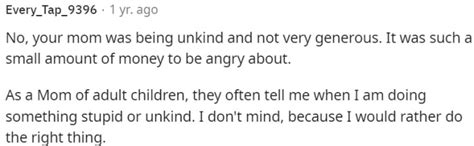 Redditor Questions If Hes Wrong For Telling Mom Her Karen Like