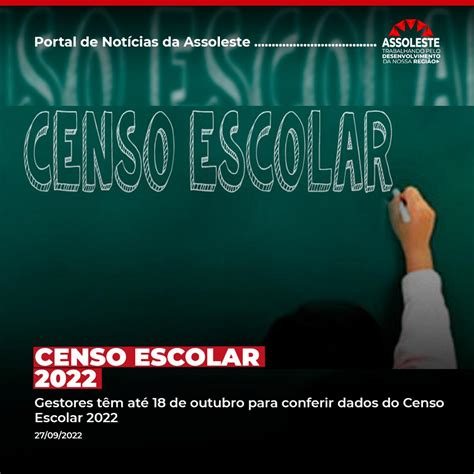 Gestores Têm Até 18 De Outubro Para Conferir Dados Do Censo Escolar