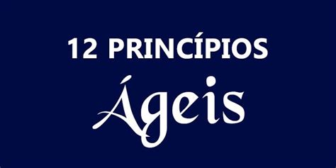 Como Aplicar Os 12 Princípios Ágeis Em Qualquer área De Negócio