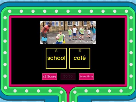 Places In Town Gameshow Quiz