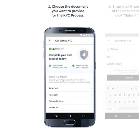 Important Provide Your Minimum Kyc Details In 3 Easy Steps Ola Blog