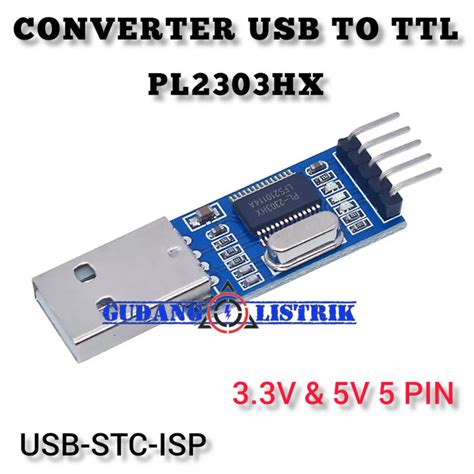 Converter USB To TTL Serial Module Pin PL HX Prolific HX Lazada Indonesia