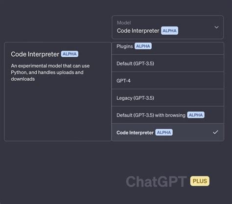 ChatGPT Code interpreter Plugin (Alpha) : r/ChatGPT