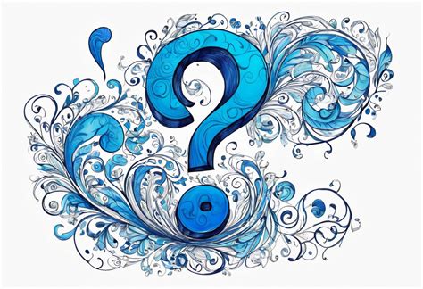 A Blue Question Mark Stable Diffusion Online