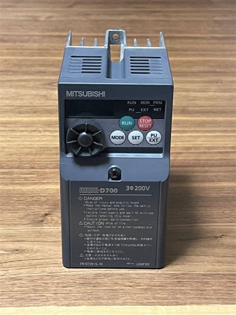 三菱 インバーター Fr D720 04k中古のヤフオク落札情報