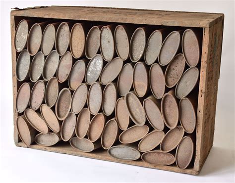 Fernandez Arman Four Wooden Crates With Tin Boxes Mutualart