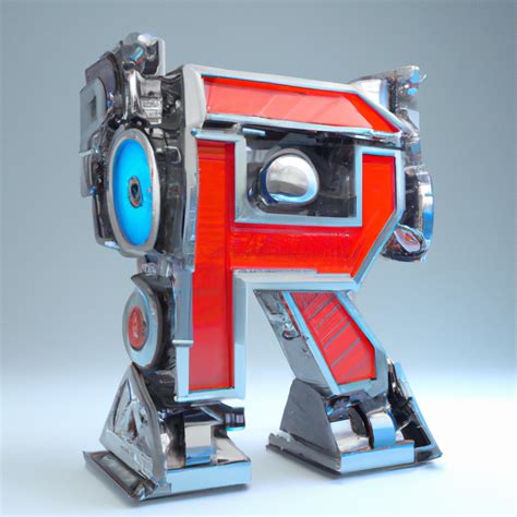 Ai Image Letter R With Robotic Concept Images