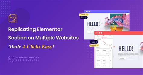 Copy Elementor Content From One Website To Another In Clicks