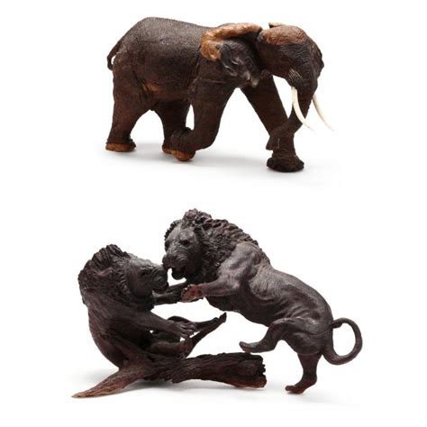 Two Contemporary African Carved Ironwood Sculptures Lot 270 The