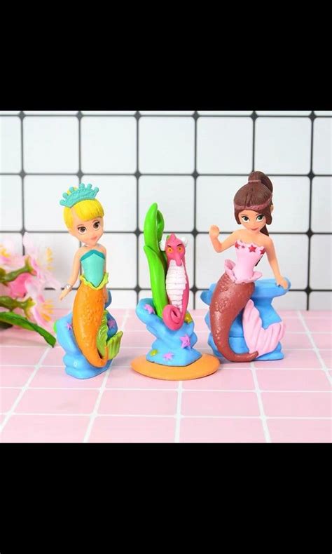 Mermaid Princess Sofia Figurines Birthday Cake Topper Decoration Toy Hobbies And Toys Toys