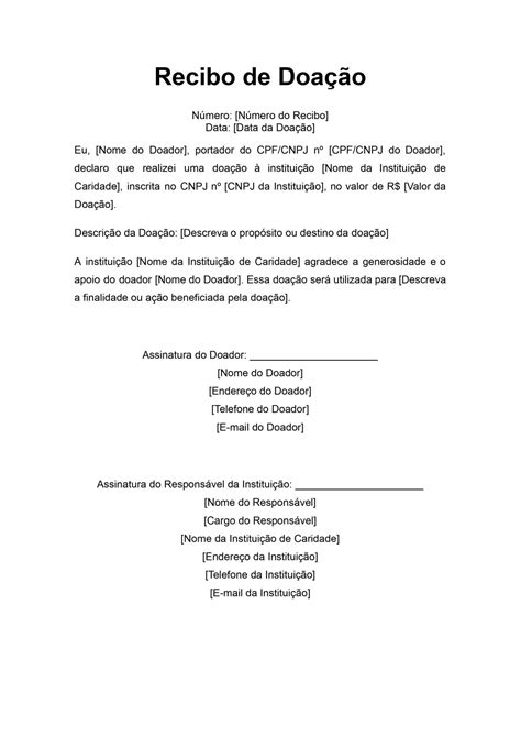 Recibos Para Imprimir Como Fazer E 5 Modelos Edit Veis