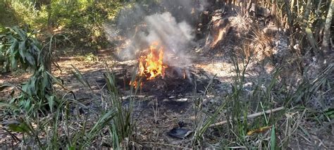 Guarda Ambiental Flagra Queima De Pneus No Bairro Paraíso Barra Mansa