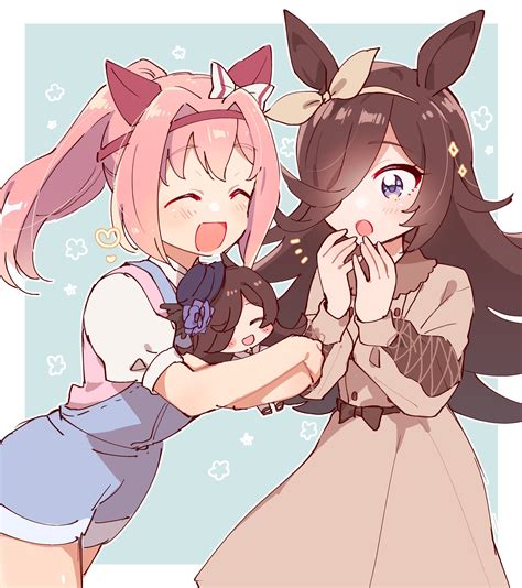 Rice Shower And Haru Urara Umamusume Drawn By Masumimi Danbooru