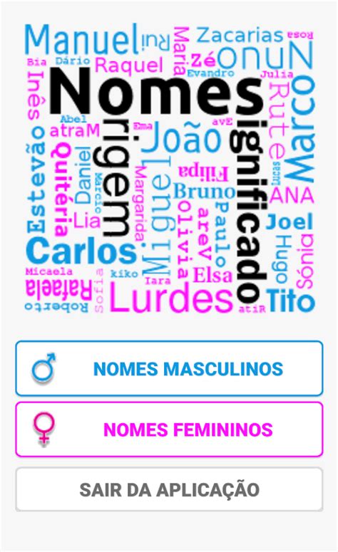 Significado Dos Nomes Significados Dos Nomes Nomes E Significado Do