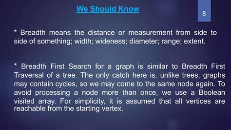 Presentation On Breadth First Search Bfs Ppt