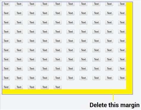 Html Button To The Very Edge Delete Margin Stack Overflow