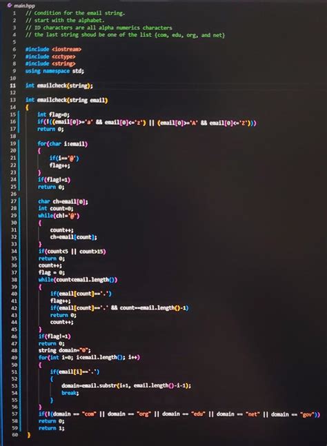 Solved Validate The Email Account We Will Make A Program