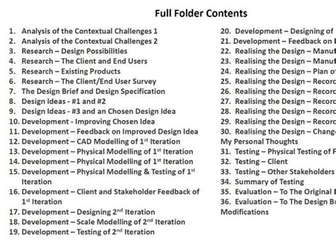 Dandt New Specification Example Nea Folder Teaching Resources