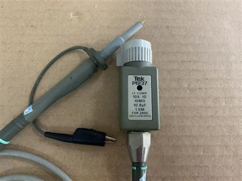 1pcs Tektronix Tek P6137 10x Passive Oscilloscope Probe 400 Mhz Used But Good Ebay