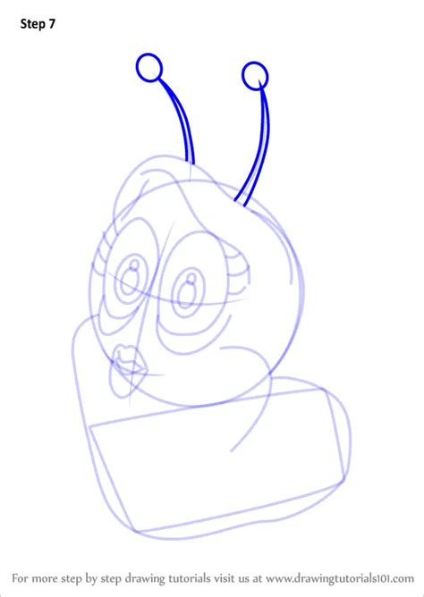 How To Draw Pink From Larva Larva Step By Step