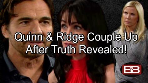 The Bold And The Beautiful Spoilers Ridge And Quinn Make It As A