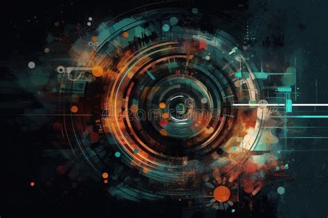 Abstract Art Technology Concept Stock Illustration Illustration Of Poster Text 274585929