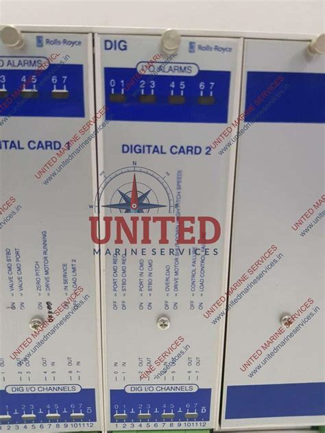 Rolls Royce Dig Ana I O Input Output Alarms Module United Marine Services