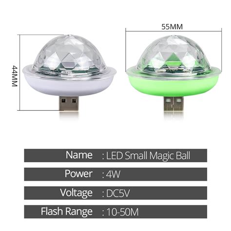 4W Mini USB Disco Light Magic Dj Licht Podium Verl Grandado