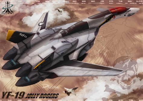 Dagova Artist Yf 19 Macross Macross Plus Jet Aircraft Airplane