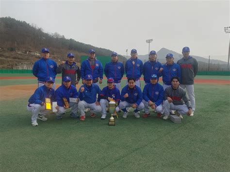 제1회 전민일보배 야구대회 생활체육부 준우승 세아베스틸 포토갤러리 전북특별자치도야구소프트볼협회