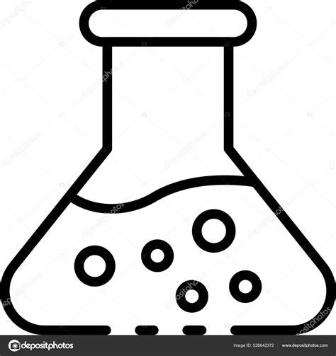 Flask Chemistry Science Icon Stock Vector By ©iconfinder 526642372