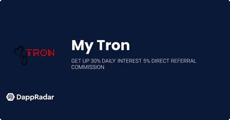My Tron Smart Contracts Dappradar