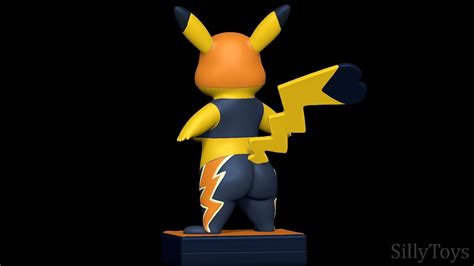 Pikachu Libre Pokemon Go 3d Model 3d Printable Cgtrader