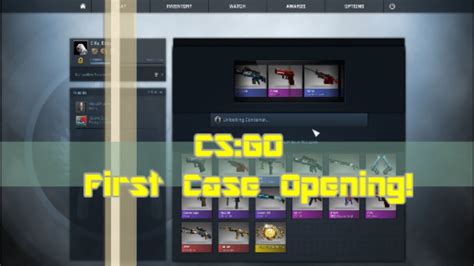 Cs Go Ep First Case Opening Youtube