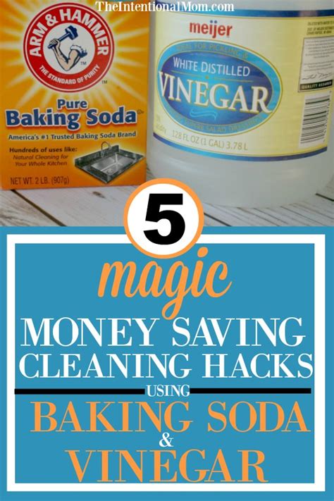 Frugal Cleaning Hacks Using Baking Soda And Vinegar
