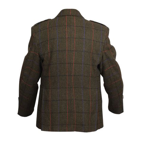 Brown With Red And Blue Tweed Argyll Jacket And Vest House Of Scotland