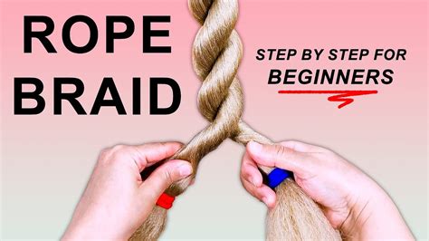 Rope Braid Tutorial For Beginners Easiest Method 2 Minute Hairstyle Guide Youtube