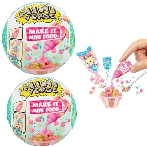 Mini Verse Diy Make It Mini Food Café Series 2 Movie Theater Snack Pack