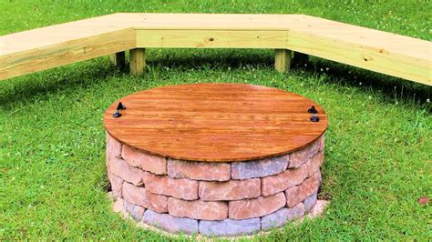 How To Build A Fire Pit Table Top Youtube