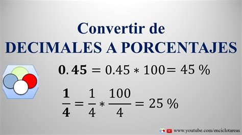 Decimal a Porcentaje Calculadora Conversión Rápida y Fácil