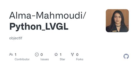 github alma mahmoudi python lvgl objectif