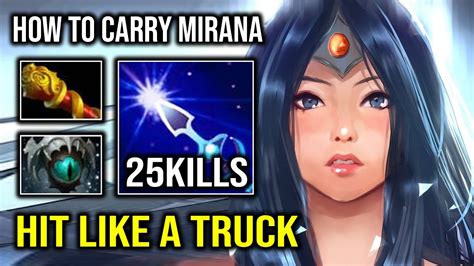 How To Play Hyper Carry Mirana Machine Gun Lightning Atk Speed Dota Youtube