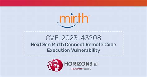 Writeup For CVE 2023 43208 NextGen Mirth Connect Pre Auth RCE
