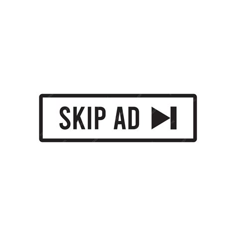 premium vector skip icon vector