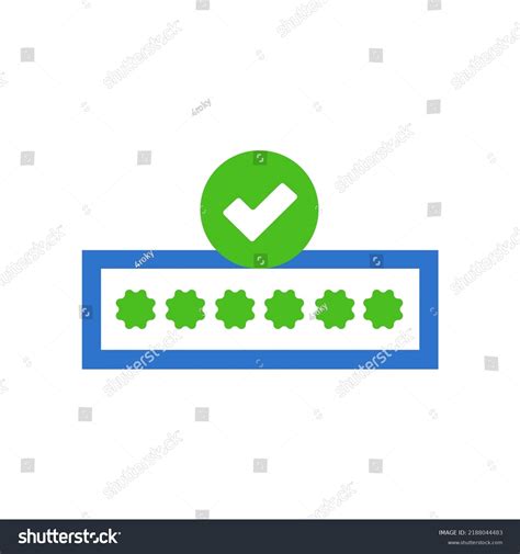 Password Icon Correct Password Concept Vector Stock Vector Royalty