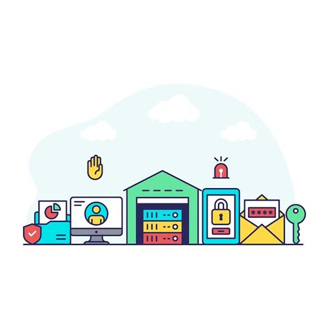 Premium Vector Modern Design Illustration Of Server Room