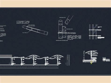Structural Details Bamboo Dwg Section For Autocad • Designs Cad